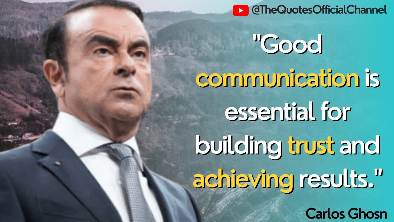 Carlos Ghosn Success Quotes | Motivational | Inspirational | Business ...