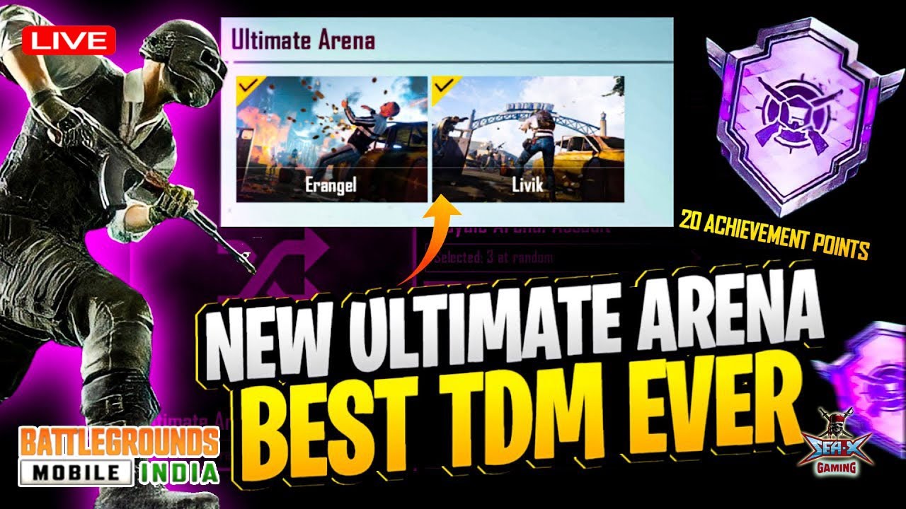 New Ultimate Erangel Arena TDM mode Gameplay BGMI | NEW TDM MODE (Ultimate Arena)😍 | PUBG MOBILE ...