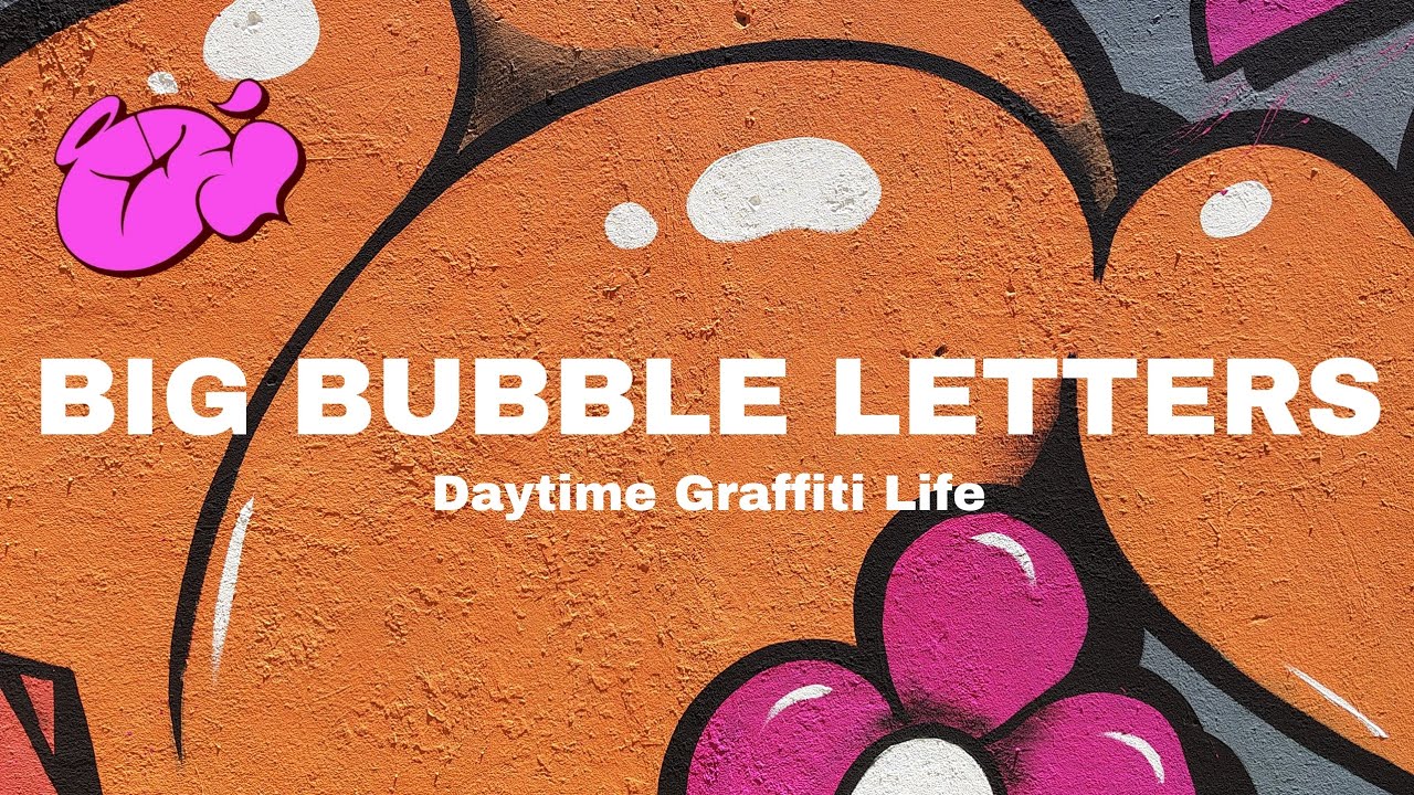 Graffiti Lifestyle 🔥 BIG BUBBLE LETTERS 🌐👀 | Raw Cut Graffiti Without Spray 🔥 - YouTube