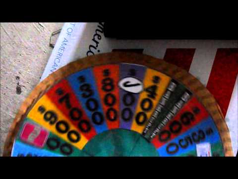 homemade wheel of fortune 58 - YouTube
