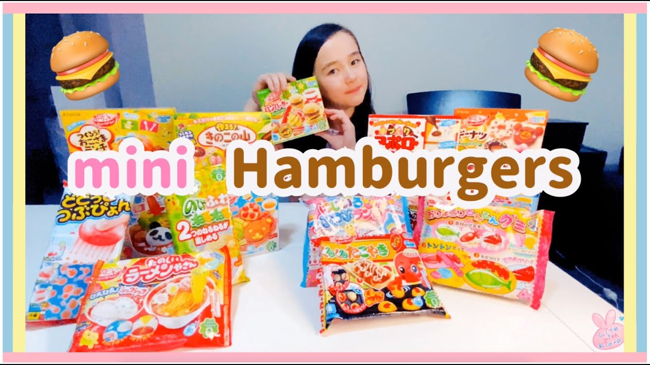 Making mini Japanese Hamburgers🍔Japanese style - YouTube
