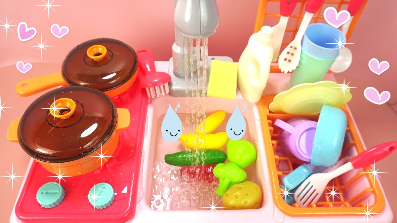 16 minutes Satisfying with Unboxing Kitchen Cooking Play Set 💕ASMR Real ...