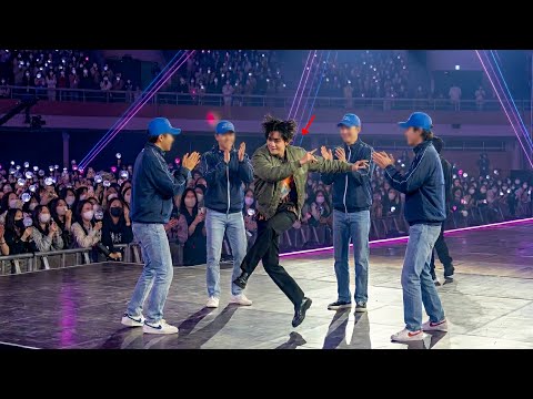 The Stadium Erupts! Taehyung Invites Wooga to Dance, ARMYs Scream!