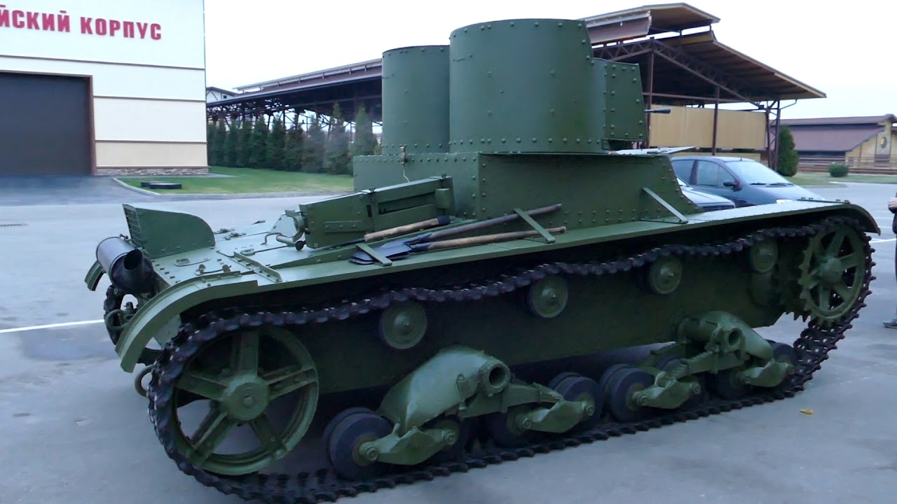 Т-26 двухбашенный, Tank T-26 with two turret - YouTube
