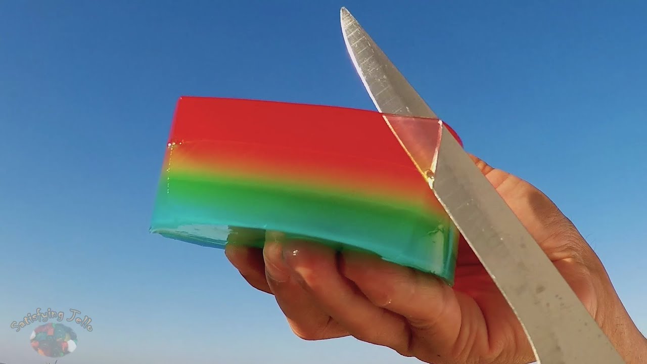 Most Satisfying Jello Cutting Compilation # 34 - YouTube
