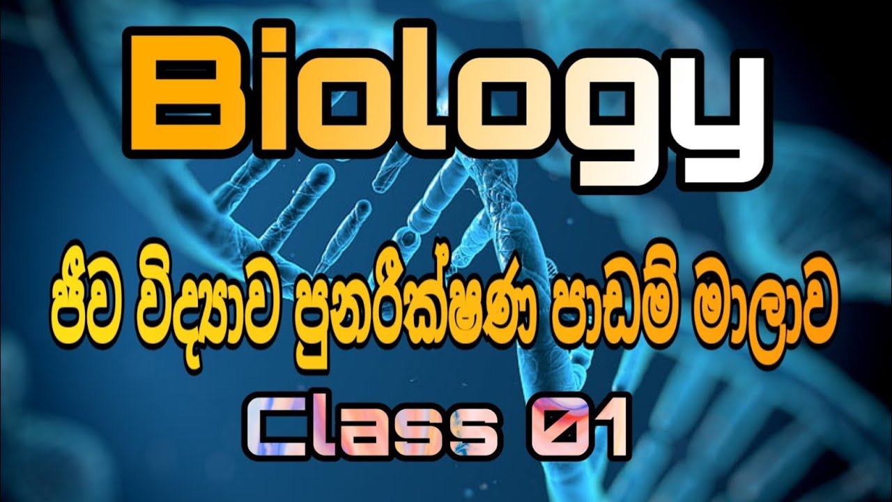 Biology Sinhala | Biology revision | Advanced level Biology Sinhala ...