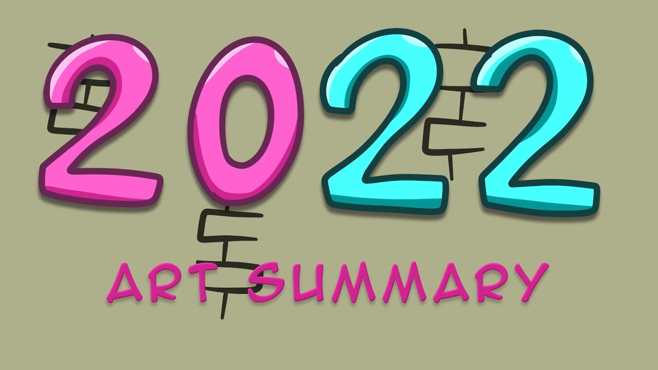 2022 Daily Doodle Art Summary - YouTube