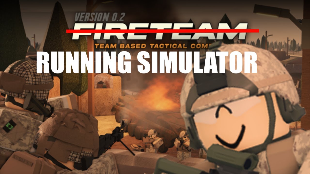 Playing Running Simulator (Roblox Fireteam gameplay) - YouTube