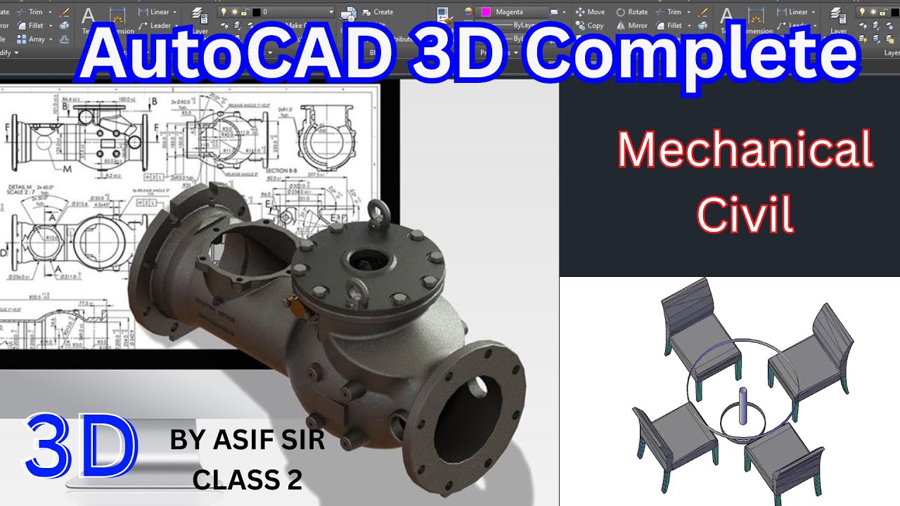 Free AutoCAD 3D Modeling: Complete Course for Aspiring Design ...