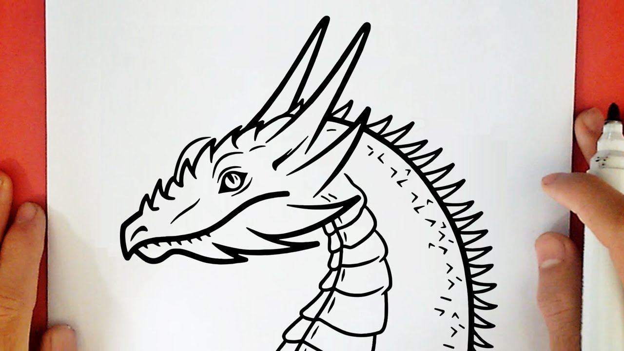COMMENT DESSINER UN DRAGON - YouTube