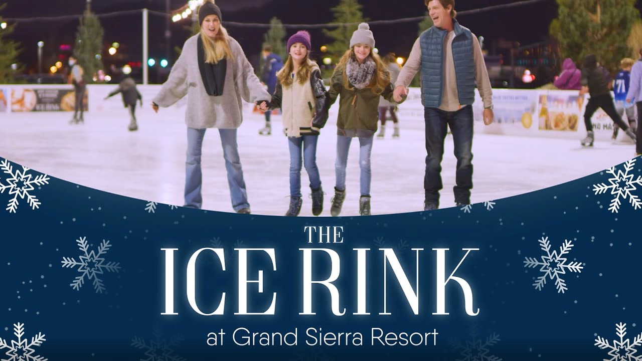 The Ice Rink at Grand Sierra Resort - A Winter Wonderland - YouTube