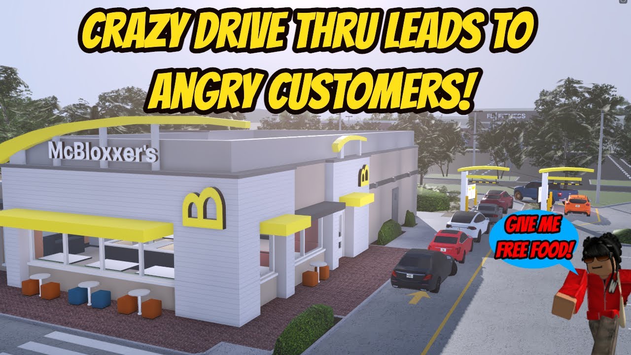 Southwest, Florida Roblox l Drive Thru Traffic Jam Rp *ANGRY CUSTOMERS ...