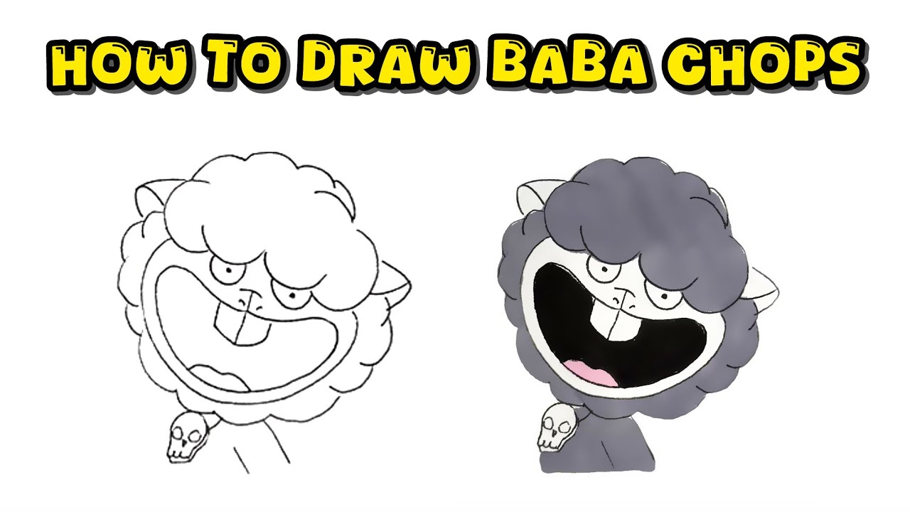 How to Draw Baba Chops from Poppy Playtime – Nightmare Critters Member ...