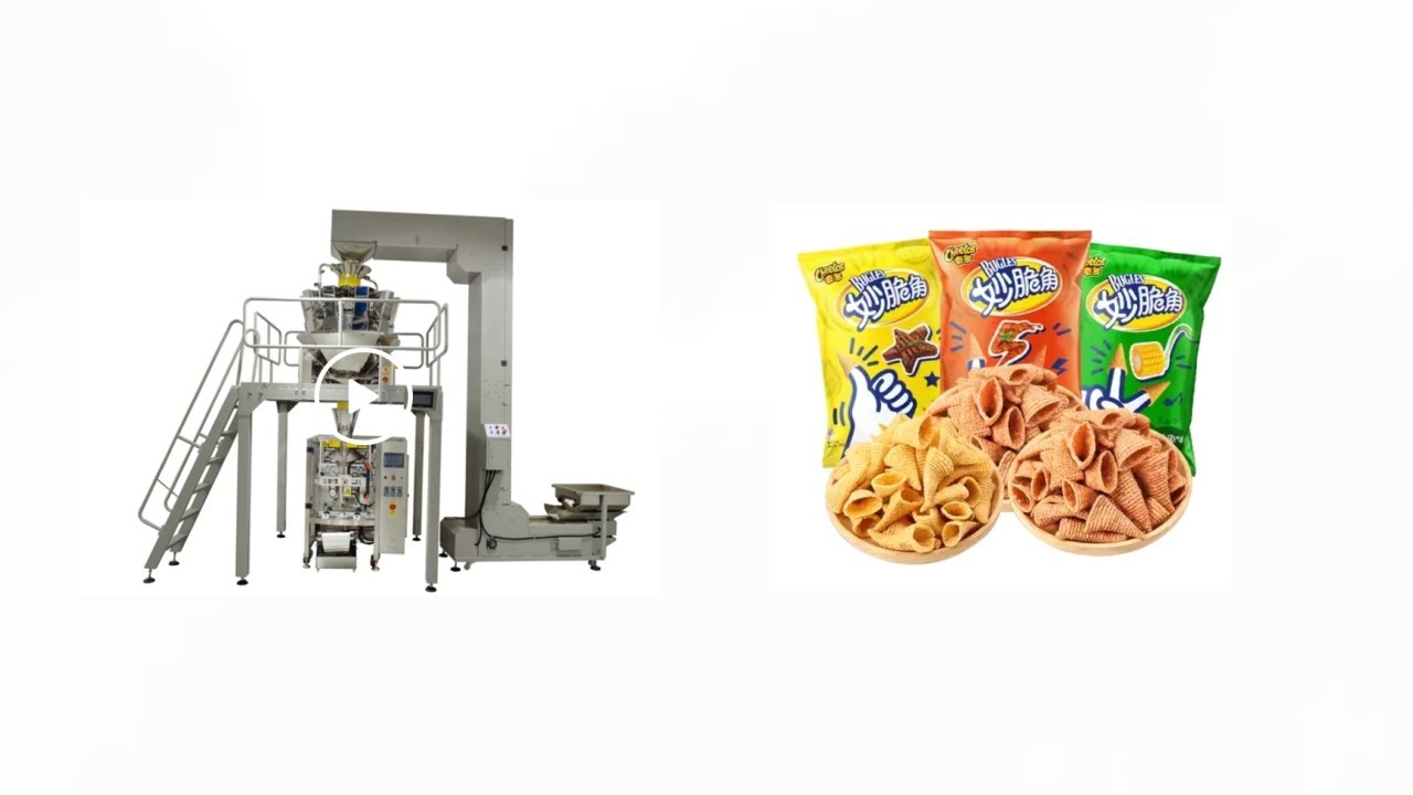 FUBO high speed vffs puff food pouch form fill seal machine, 100-120 ...