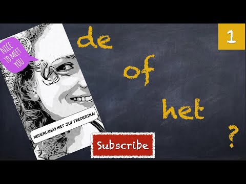 De of het? ***1*** ##learndutch #jufm #learndutchwithfrederika # ...