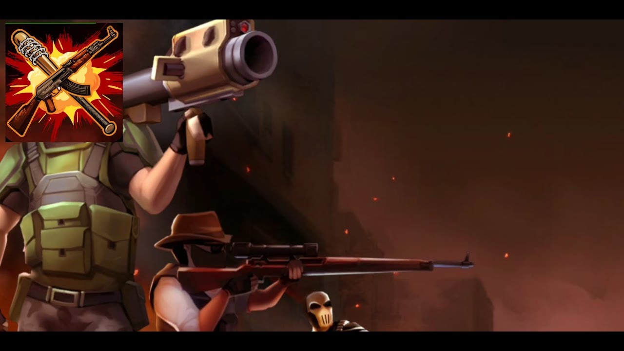 Flat Army 2D Shooter Gameplay Trailer iOS, Android - YouTube