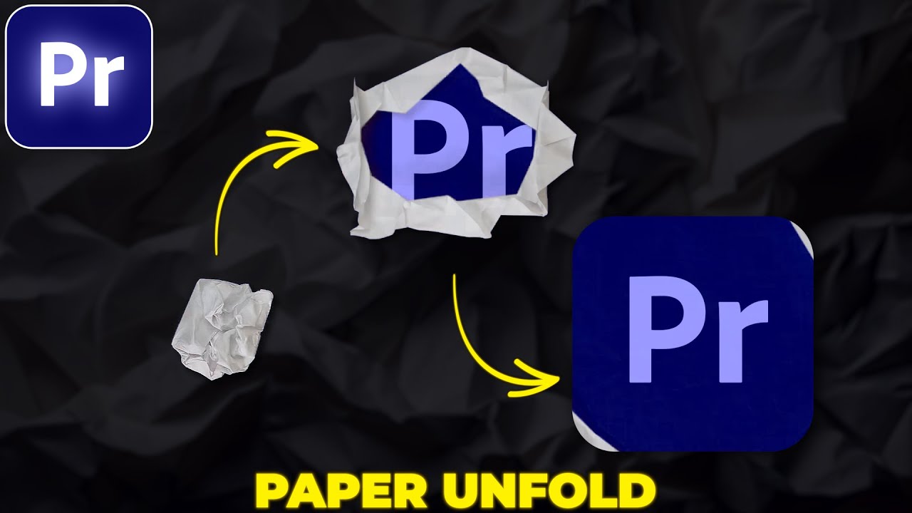 PAPER UNFOLD Effect in Premiere Pro | Ali Abdaal Paper Effect - YouTube