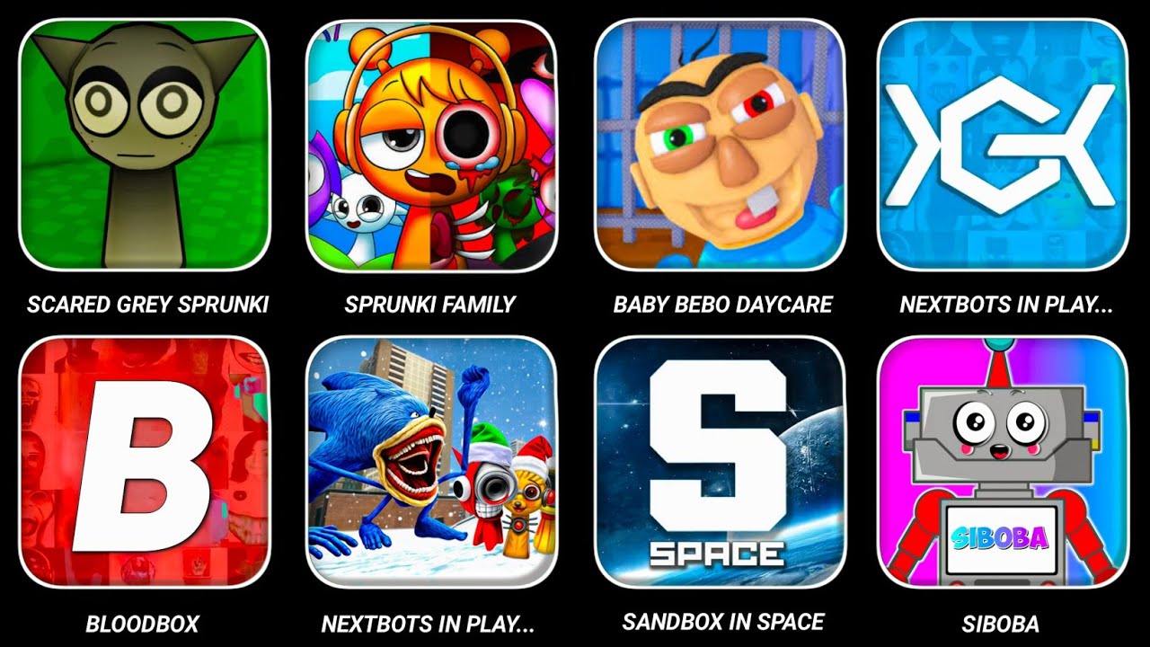 Nextbots in Playground Mod Update All Monsters,Sprunki Scary Grey ...