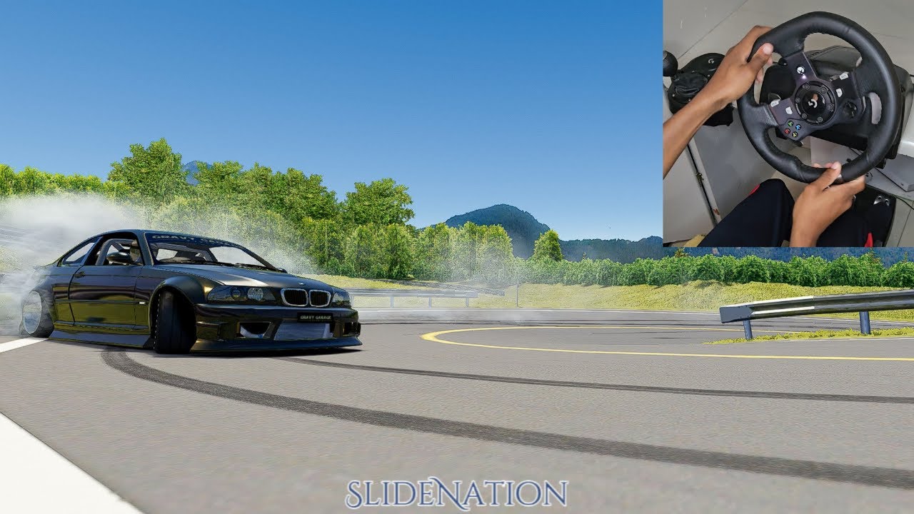 1JZ BMW E46 at Drift Playground - Assetto Corsa (Logitech G920 Wheel ...