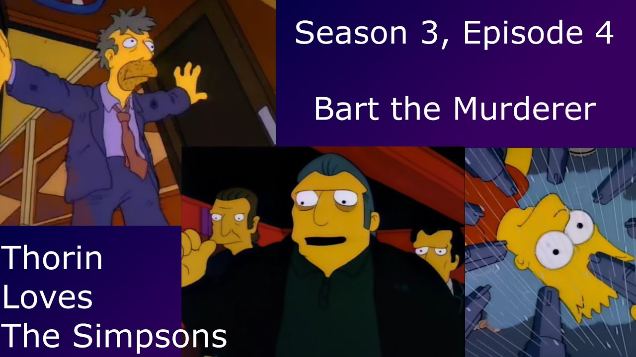 Reviewing EVERY Simpsons Episode - S3E4: Bart the Murderer - YouTube