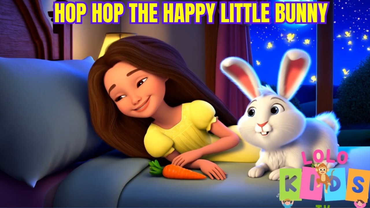 Hop Hop | The Happy Little Bunny | Fun & Cute Nursery Rhyme for Kids ...