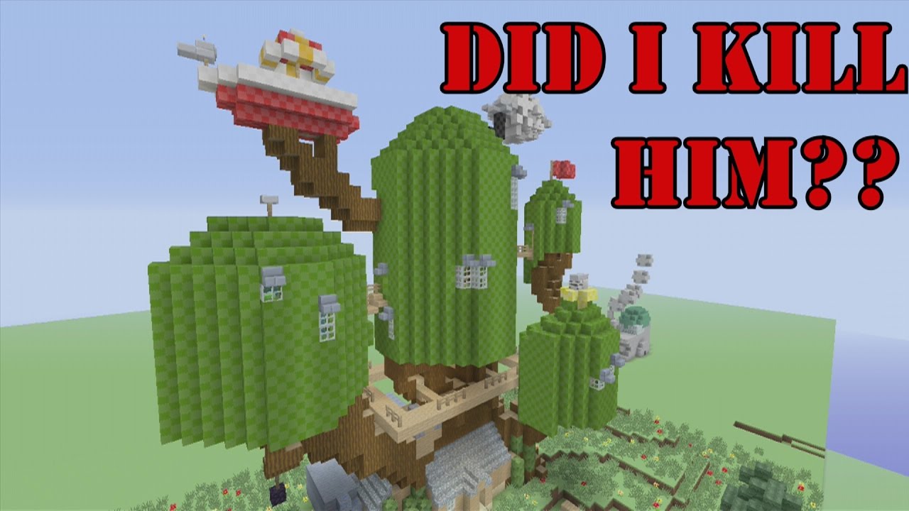 DID I KILL HIM??? Adventure Time Tree Fort Murder Mystery- Minecraft ...