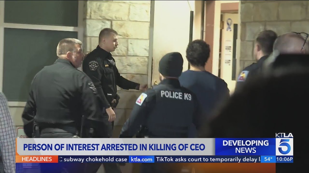 Suspect arrested in killing of health insurance CEO - YouTube