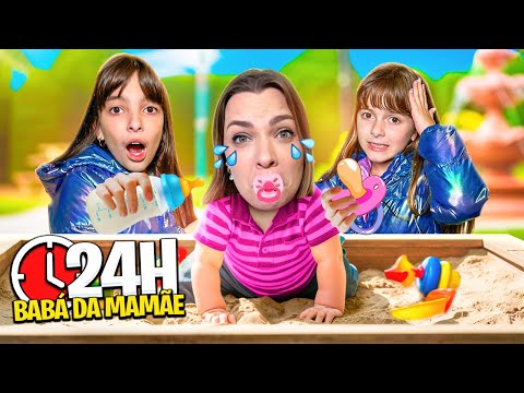 Viramos BABÁ da MAMÃE BEBÊ por 24 hrs ! Será que conseguimos   COMPILAÇÃO