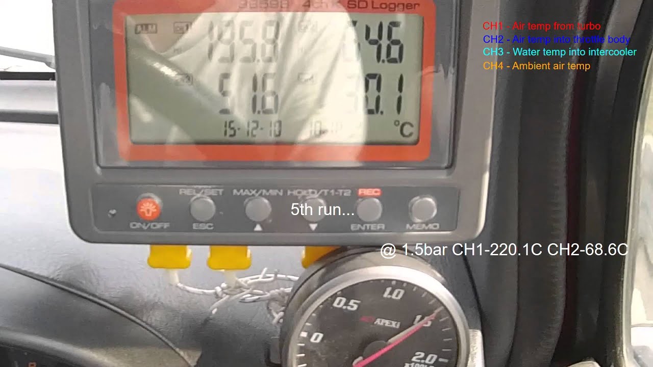 ASFab W2A Intercooler Performance - YouTube