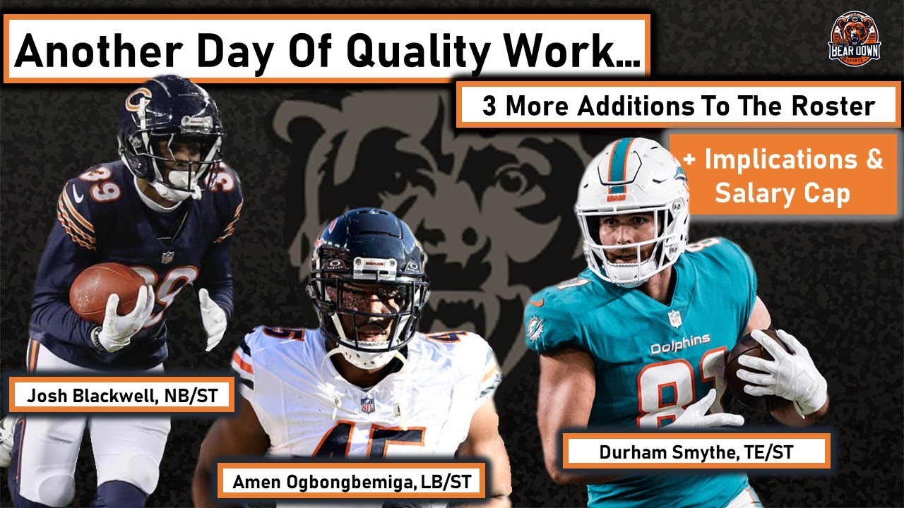 Chicago Bears Roster Moves & Salary Cap Implications - YouTube