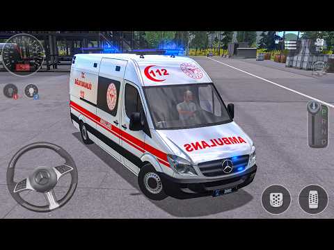 Mercedes-Benz Sprinter Türk Ambulans Sürüş Oyunu - Ambulans Oyunu - Android Gameplay