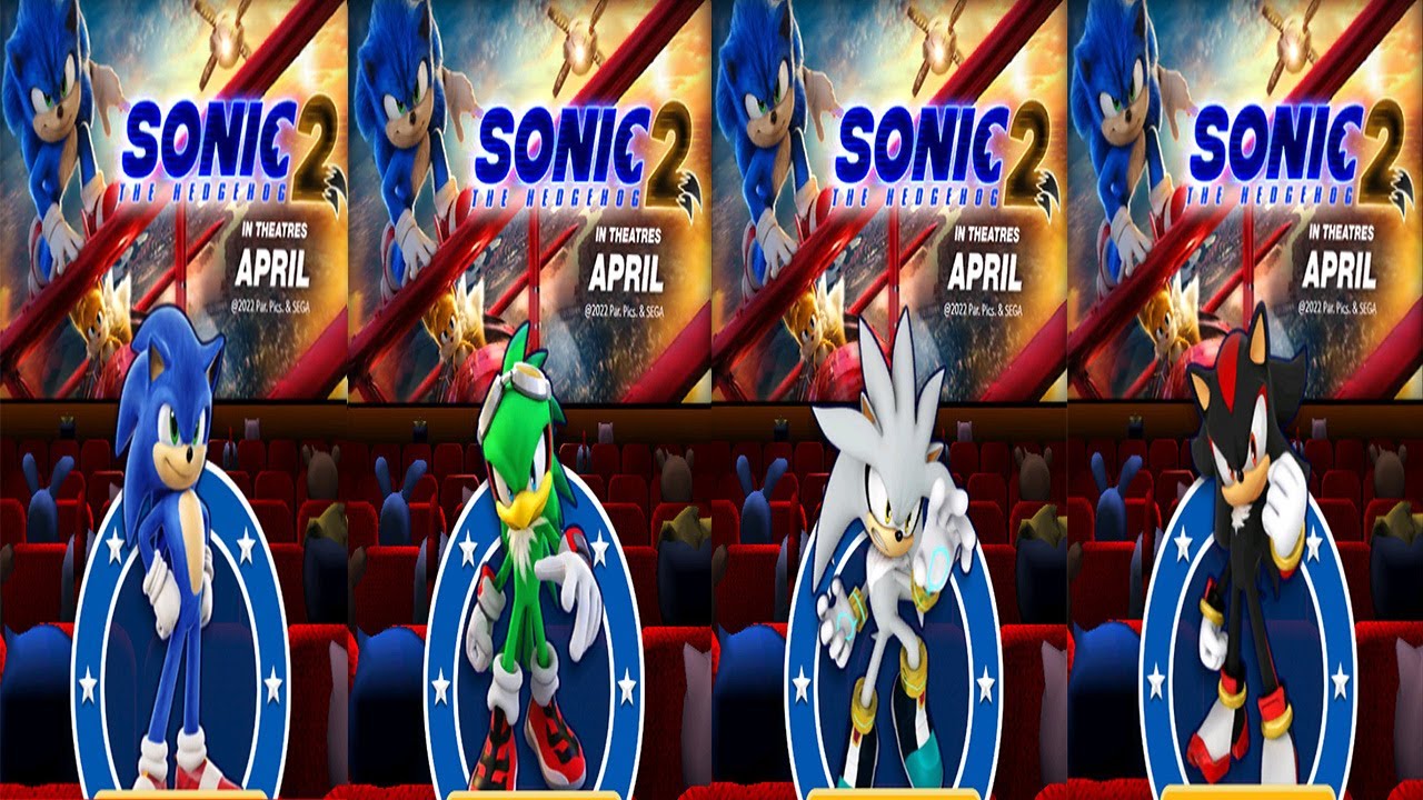 Sonic Dash x Sonic the Hedgehog 2 - MOVIE SONIC VS JET VS SILVER VS ...