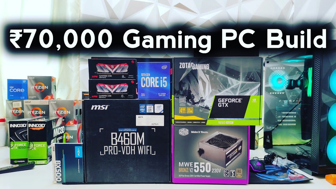 ₹70,000 Gaming Pc Build | 70K Gaming Pc build | 70K Pc build With ...