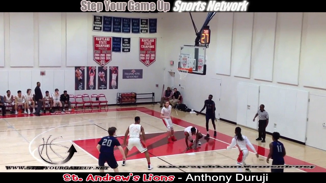St. Andrew's Anthony Duruji's VICIOUS TRY TO BREAK RIM follow up, 1 ...