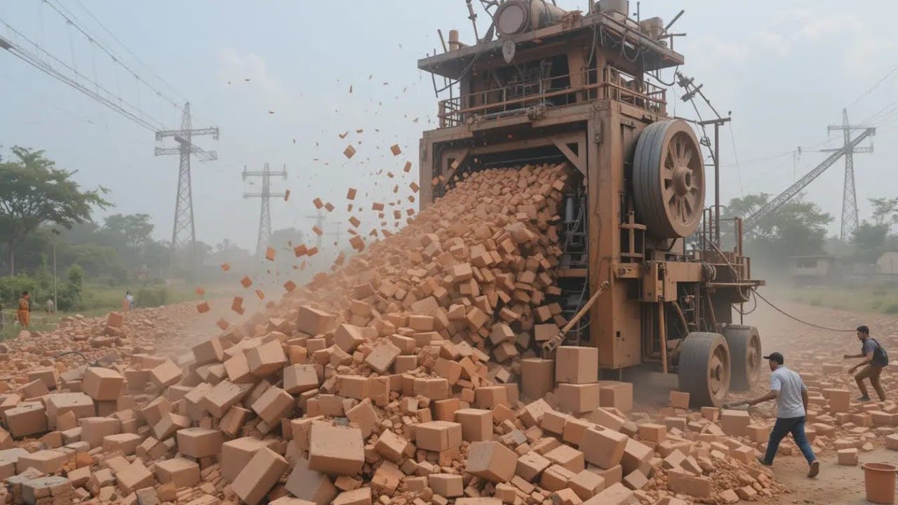 How They Million Bricks Manufacturing Process | Factory Mass Production ...