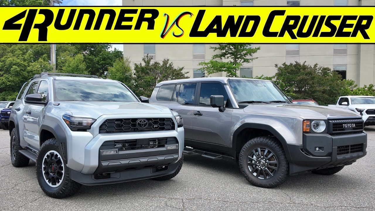 What's the BIG DIFFERENCE Between 2025 Toyota Land Cruiser and 4Runner ...