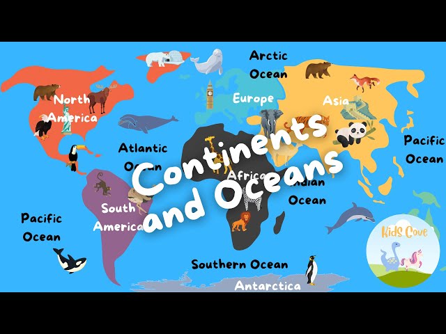 Continents And Oceans Of The World
