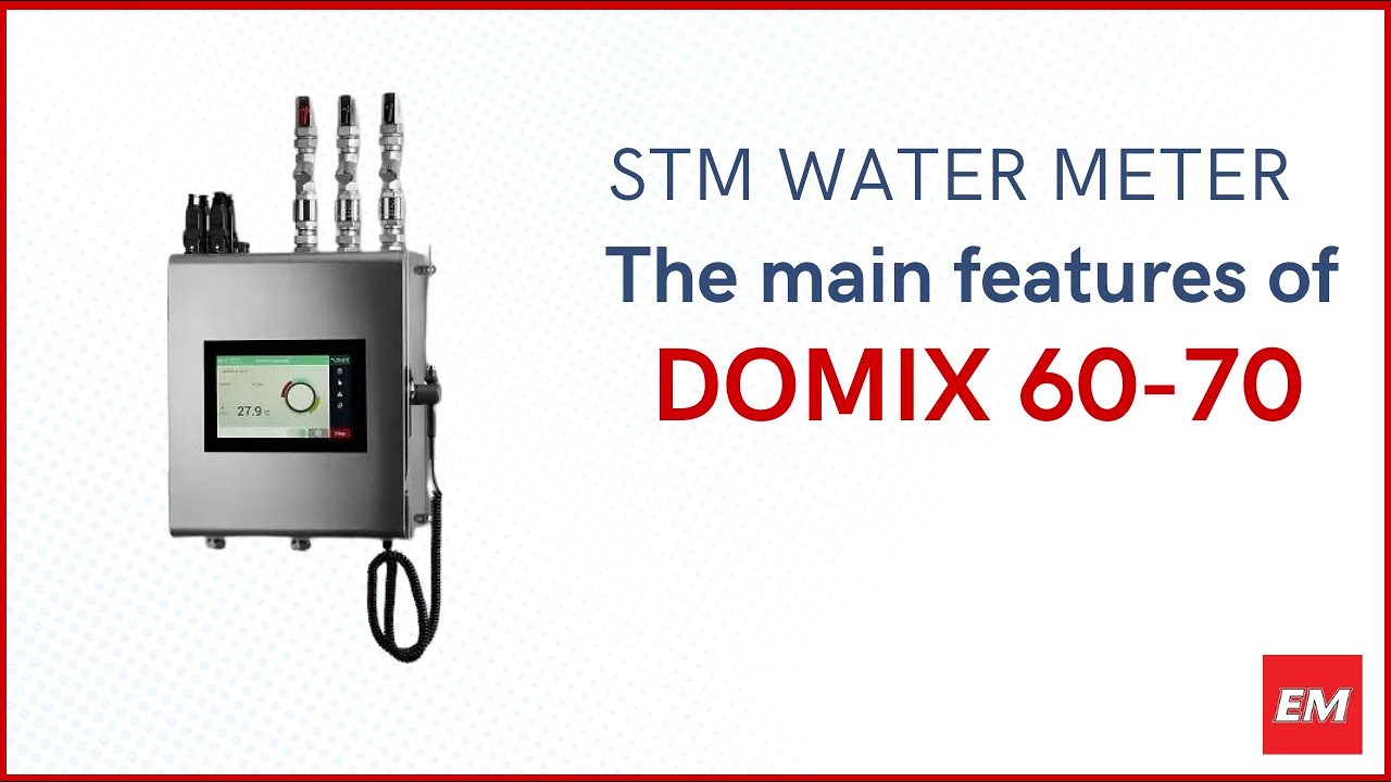 The main features of water meter DOMIX 60-70 - YouTube