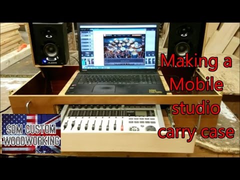 Making a mobile carry case for studio recording - YouTube