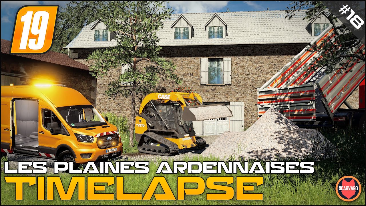 Finishing Building Driveways - Ford Transit ⭐ FS19 Les Plaines ...