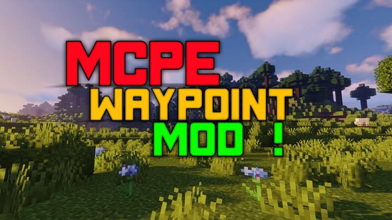 Mcpe Mod Tanıtımı | Waypoint ( Işınlanma ) Modu || - FlyFlix - || - YouTube