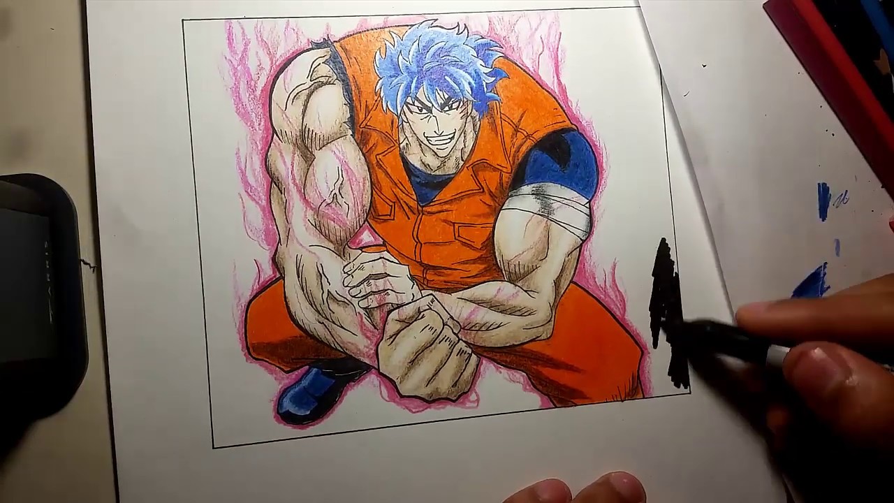Speed Drawing Anime - Toriko - YouTube