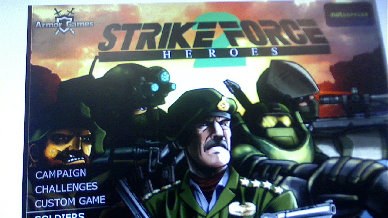 When people play hacked games at school-Strike Force Heroes 2 Hacked ...