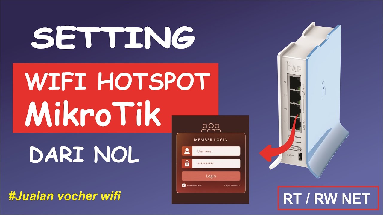 Setting Mikrotik untuk Hotspot Vocher | Jual WIfi Vocheran - YouTube