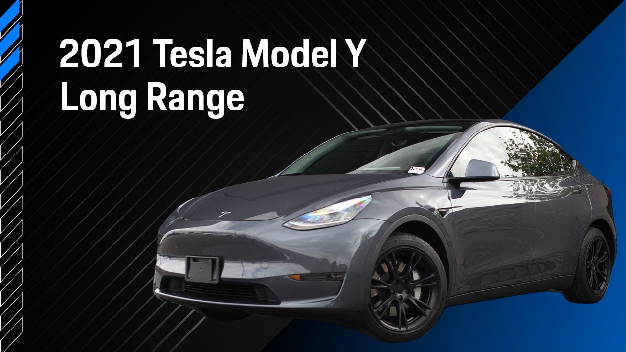 2021 Tesla Model Y Long Range: Midnight Silver Metallic (Walk Around ...