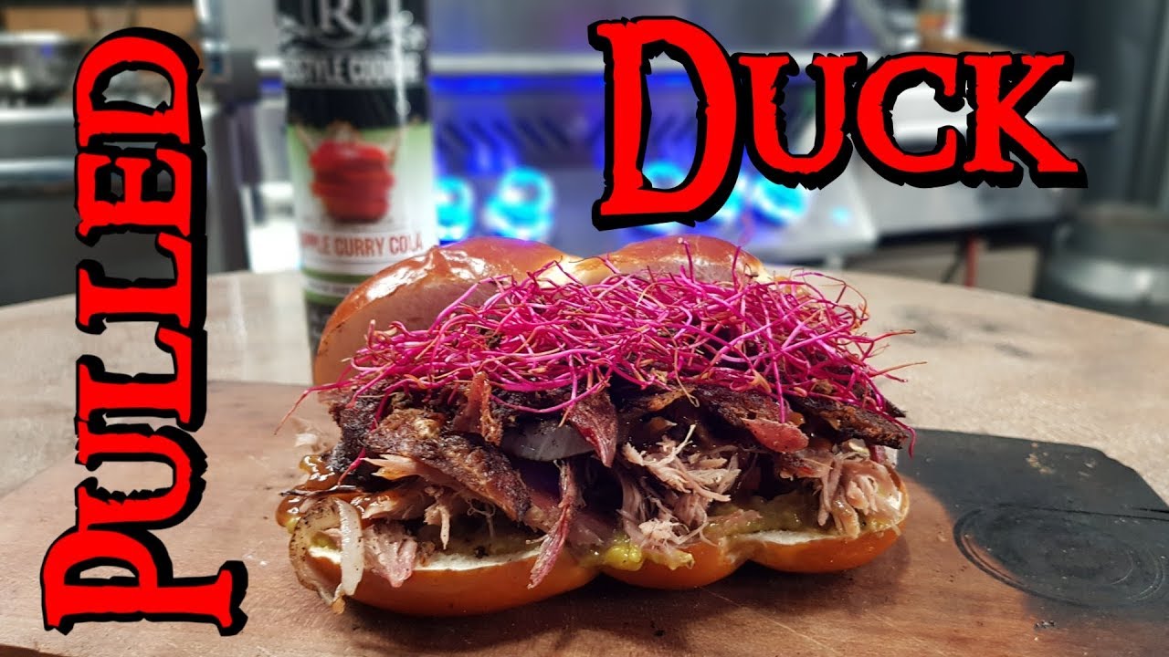 Pulled Duck Sandwich | Gezupfte Ente im Sandwich | Grill & Chill / BBQ ...