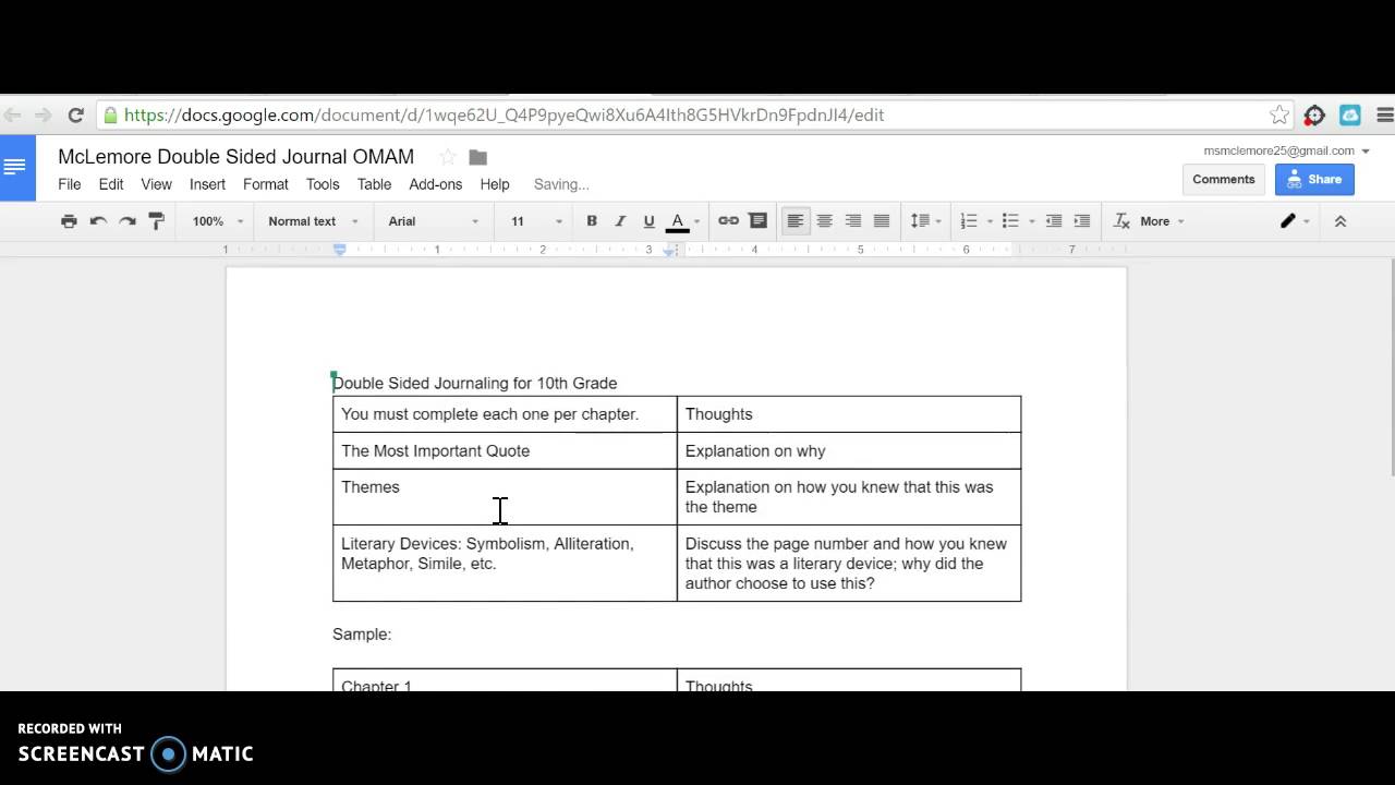 Double Sided Journal Tutorial - YouTube