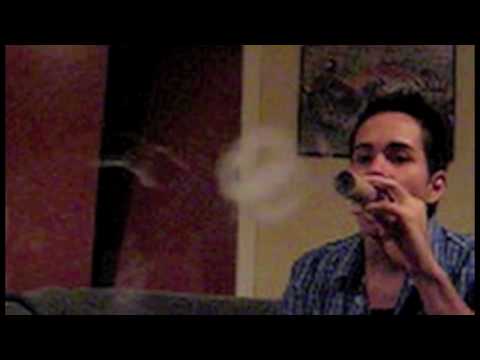 Jessica Alba inhales smoke - YouTube