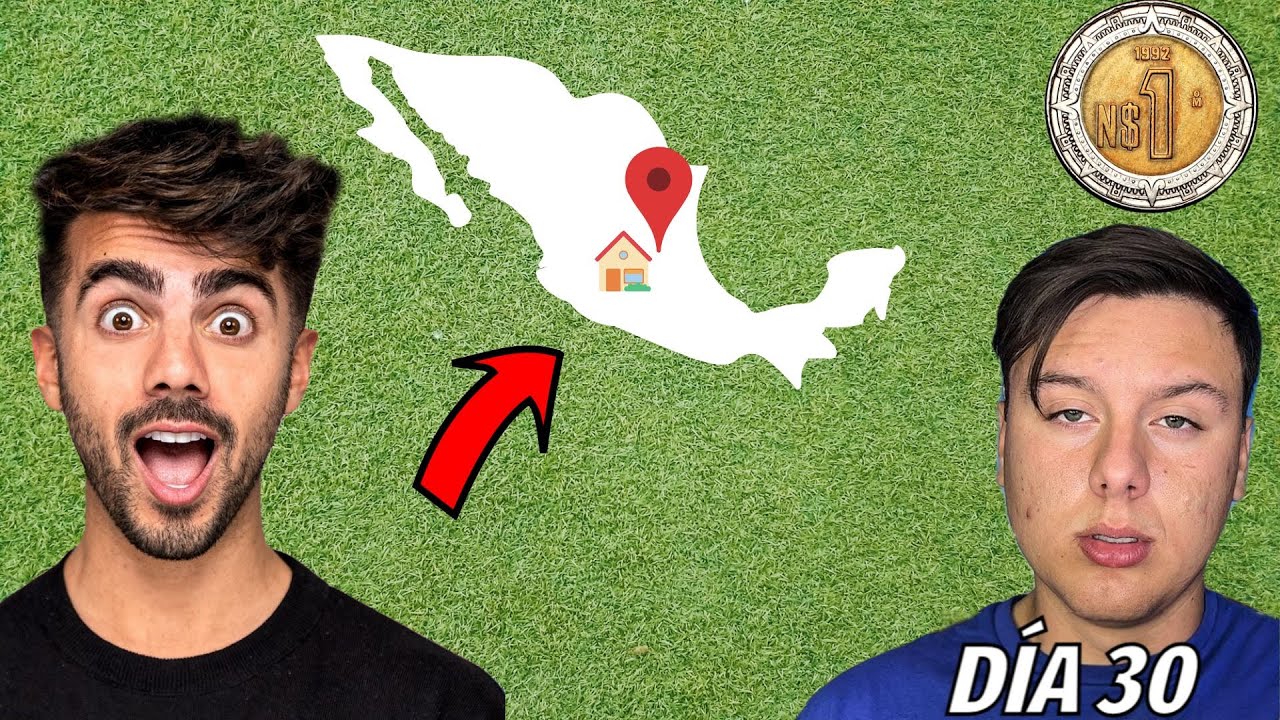 ESTE YOUTUBER VISITARÁ A FEDE EN 30 DÍAS CON SOLO UN PESO 💵 - YouTube