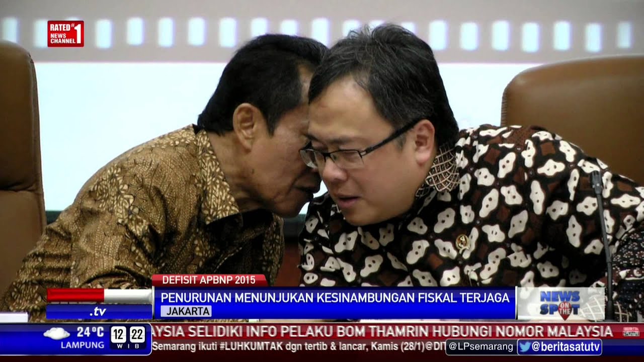 Pendapatan Negara Naik, Defisit APBNP 2015 Berubah - YouTube